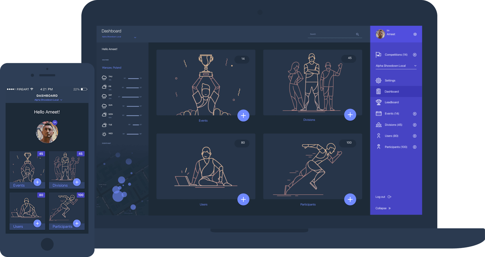 Wodify App Redesign Case Study: Workout App Design | Fireart Studio