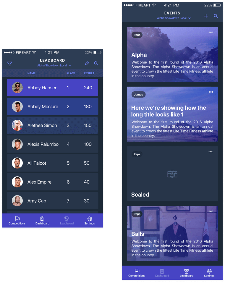 Wodify App Redesign Case Study: Workout App Design | Fireart Studio