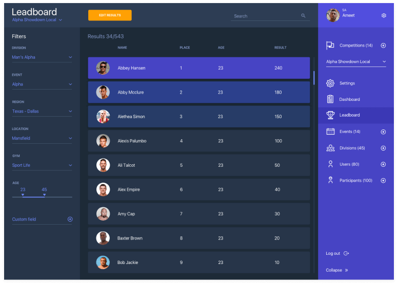 Wodify App Redesign Case Study: Workout App Design | Fireart Studio